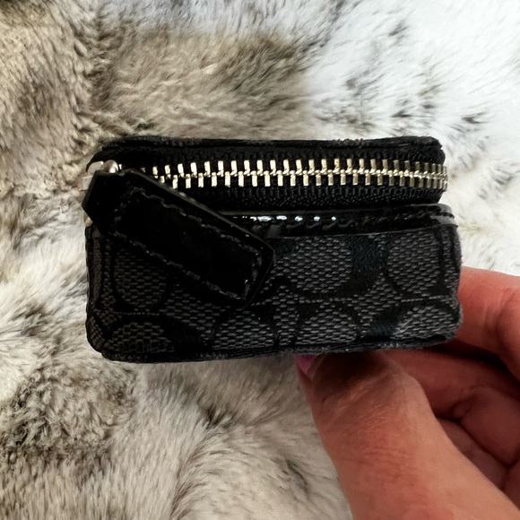 Coach | Accessories | Coach Signature Canvas Pill Box | Poshmark